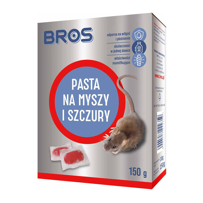 Bros Pasta na myszy i szczury 150 g - sklep lugers.pl