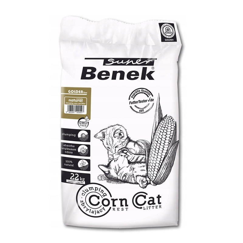 Super Benek Corn Cat Golden Naturalny 35 l - sklep lugers.pl